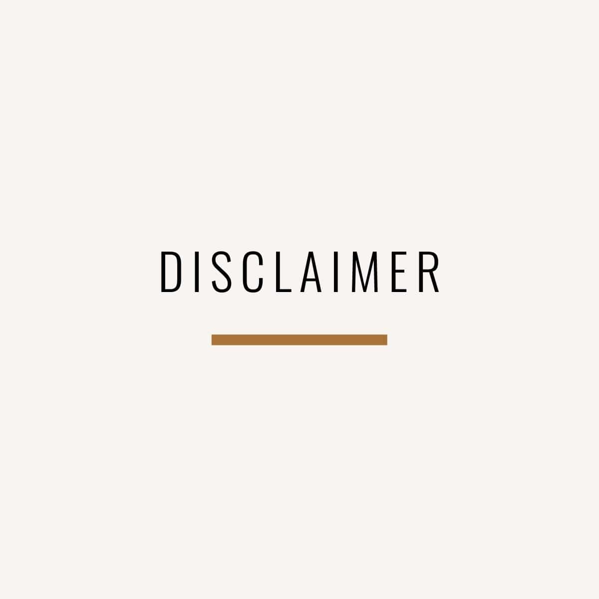 Disclaimer Provided | Brand & Palms